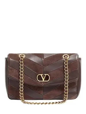 Valentino Garavani Djuna Medium Shoulder Bag - Brown