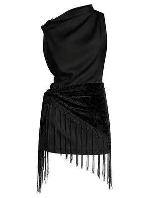 TOHEN Tohen Manon Scarf Mini Dress