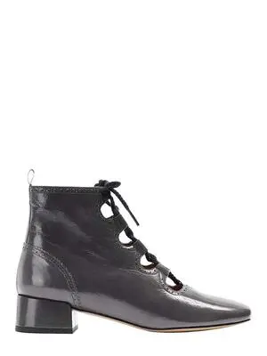 NAGUISA Elur Gloss Ankle Boot - Grey