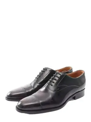 DIOR Christian Dior Black Leather Cap Toe Oxford Shoes