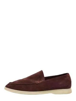 Loro Piana Suede Loafers - Brown