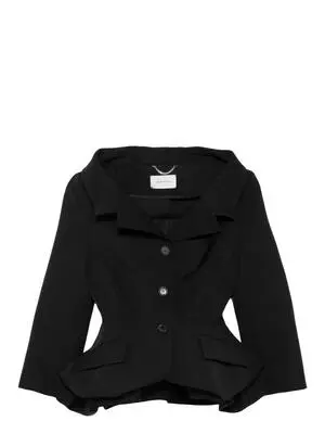 Magda Butrym Off-shoulder Peplum Jacket - Black