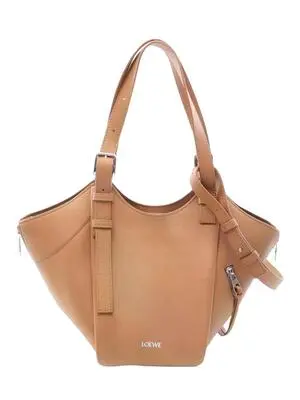 Loewe Loewe 2010s Medium Hammock Tote Bag Brown