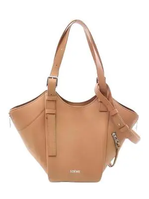 Loewe 2010s Medium Hammock Tote Bag - Brown