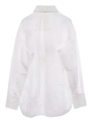Valentino Garavani 2010s Studded Long-sleeve Shirt - White