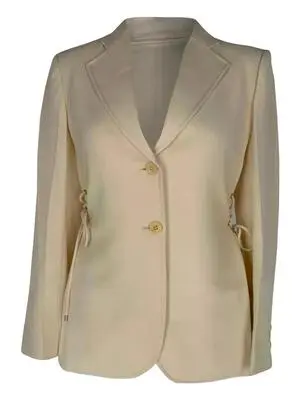 Theory Side-tie Single-breasted Blazer - Neutrals