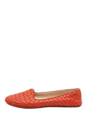 BOTTEGA VENETA Bottega Veneta Woven Almond Toe Ballet Flats