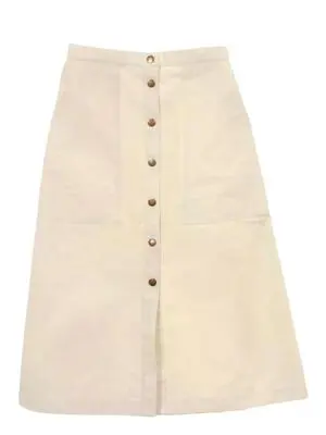 MONCLER Moncler Vintage 2000s A-Line Button-Up Skirt