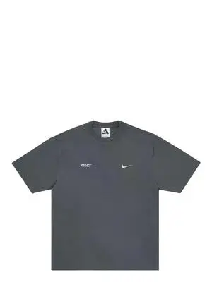 PALACE X Nike Font Swoosh Logo-print T-shirt - Grey