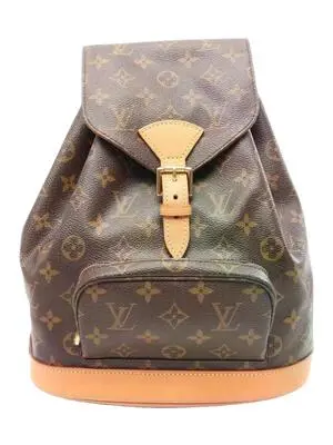 LOUIS VUITTON Monogram Montsouris Backpack - Brown
