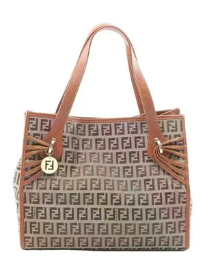 Fendi 2010s Zucchino Tote Bag - Brown