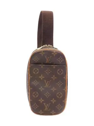 LOUIS VUITTON Pochette Ganju Monogram Belt Bag - Brown