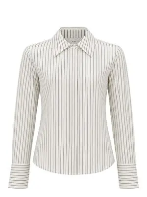 Co Camicia In Seta Striped Silk Shirt - Multicolour