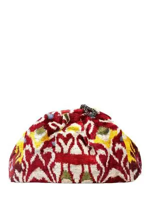 SJW BAGS LONDON Victoria Pouch - Red/yellow