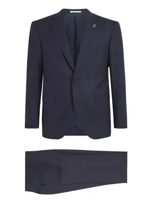 Pal Zileri Wool Herringbone Vicenza 2-piece Suit - Navy