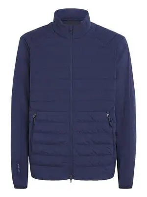 Rlx Ralph Lauren Padded High-neck Zip-up Jacket - Navy