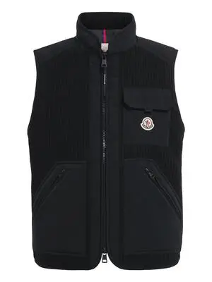 Moncler Lenevra Down Padded Gilet - Black