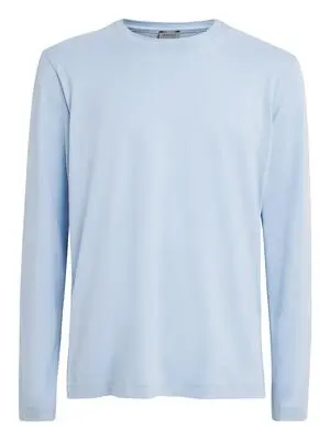 Hanro Cotton Night & Day T-shirt - Blue