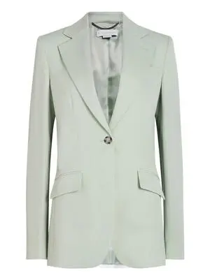 STELLA MCCARTNEY Stella McCartney Single-Breasted Wool Blazer With Notched Lapels