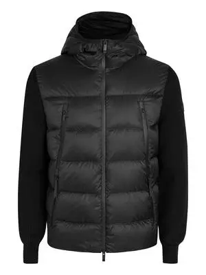 MONCLER Moncler Padded Hooded Wool And Nylon Jacket