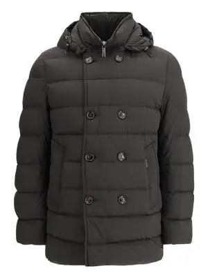 MOORER Moorer Florio Double-Breasted Padded Jacket Black