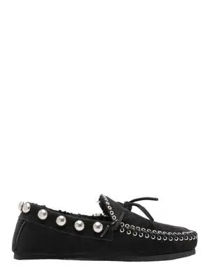 Isabel Marant Étoile Isabel Marant Fitza Studded Loafers Black