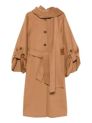 Zimmermann Valiant Wool Blend Coat - Beige