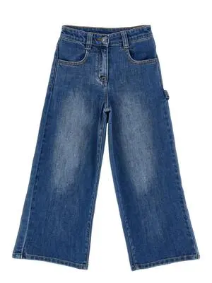 Ermanno Scervino Wide-leg Denim Jeans - Blue