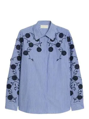 IBLUES Embroidered Shirt - Blue