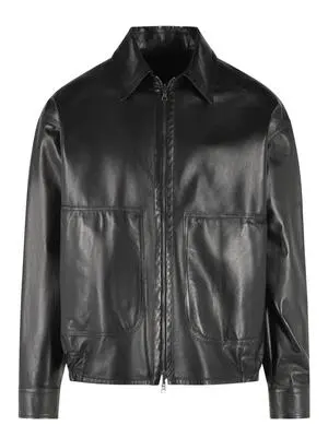 SALVATORE SANTORO Reversible Leather Jacket - Black