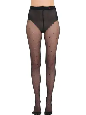 VICTORIA BECKHAM Victoria Beckham Rectangle Polka Dot Tights