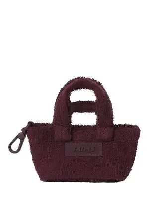 SKIMS Terry Micro Tote Keychain - Currant