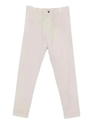 Eleventy Drawstring Waistband Tapered Trousers - Grey