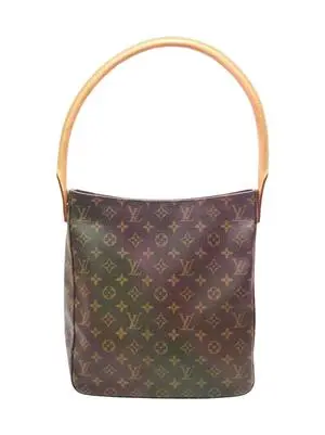 LOUIS VUITTON 2002 Gm Looping Monogram Shoulder Bag - Brown