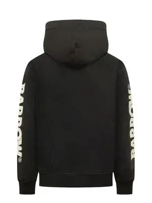 BARROW Logo-print Hoodie - Black