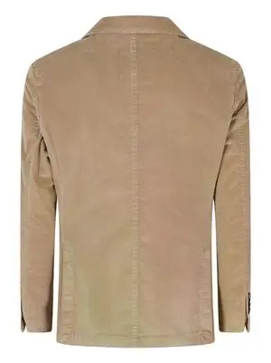 L.B.M. Double-breasted Corduroy Blazer - Neutrals