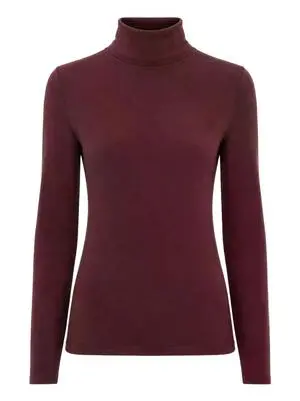 TOCCIN Alma Fine-knit Roll Neck Sweater - Red