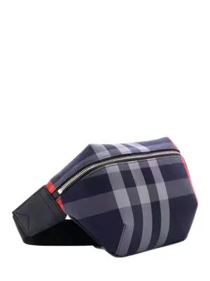 Burberry Sonny House Check Canvas Belt Bag - Black
