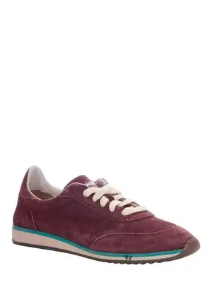 Patrizia Pepe Panelled Suede Sneakers - Red