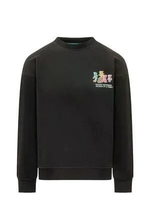 BARROW Graphic Print Sweatshirt - Black