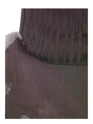 D.exterior Ribbed-knit Roll-neck Sweater - Brown