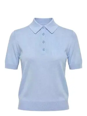 TOCCIN Knit Polo Shirt - Blue
