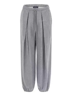 Sportmax Sportmax Pleated Track Pants Grey
