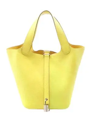 Hermès Hermès Picotin Lock PM Tote Bag Yellow