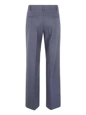 Seventy Pressed Crease Straight-leg Trousers - Blue