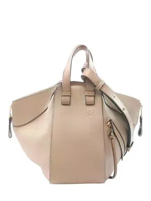 Loewe Leather Hammock Tote Bag - Neutrals