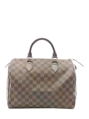 LOUIS VUITTON Speedy 30 Damier Ebene Handbag - Brown