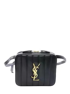 Saint Laurent Vicky Quilted Belt Bag - Black
