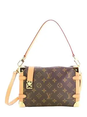 LOUIS VUITTON Monogram Canvas Mm Satchel - Brown