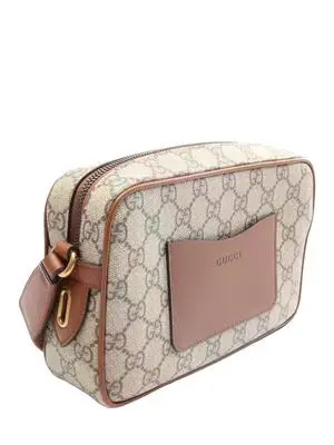 Gucci Gg Supreme Canvas Shoulder Bag - Neutrals